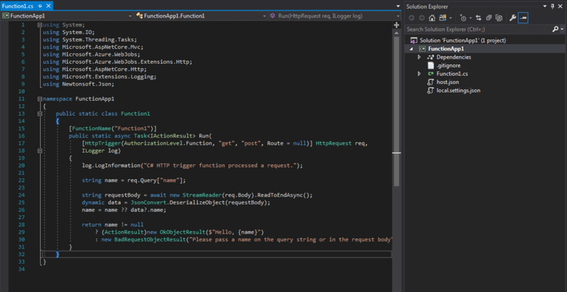 Azure Developer Tutorial Trigger Functions With C And Net Core 4373